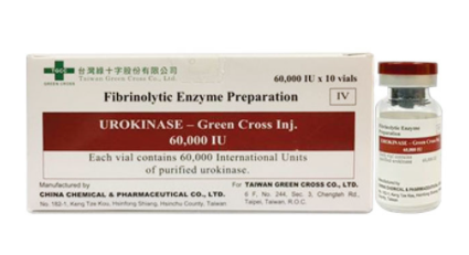 Thông tin dược học của hoạt chất Urokinase