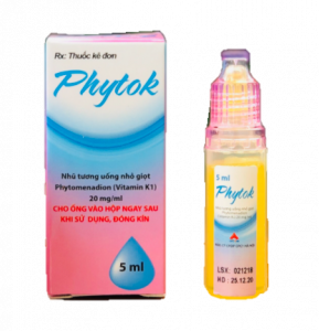 Thông tin dược học của hoạt chất Vitamin K1 (Phytomenadion)