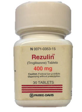 Thông tin dược học của hoạt chất Troglitazon