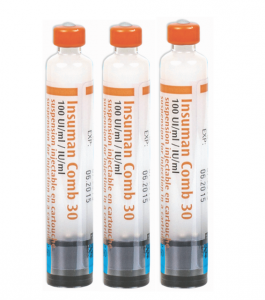 Thông tin dược của Insulin nhanh kết hợp Insulin Isophan