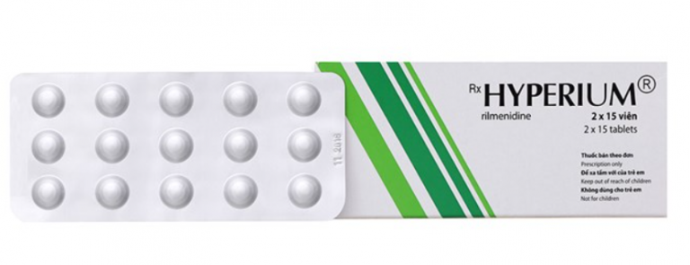 Thuốc điều trị tăng huyết áp - Hyperium (Rilmenidin)