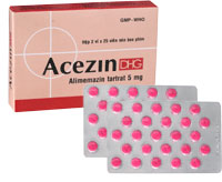 Hướng dẫn sử dụng thuốc dị ứng - Acezin DHG (Alimemazin)