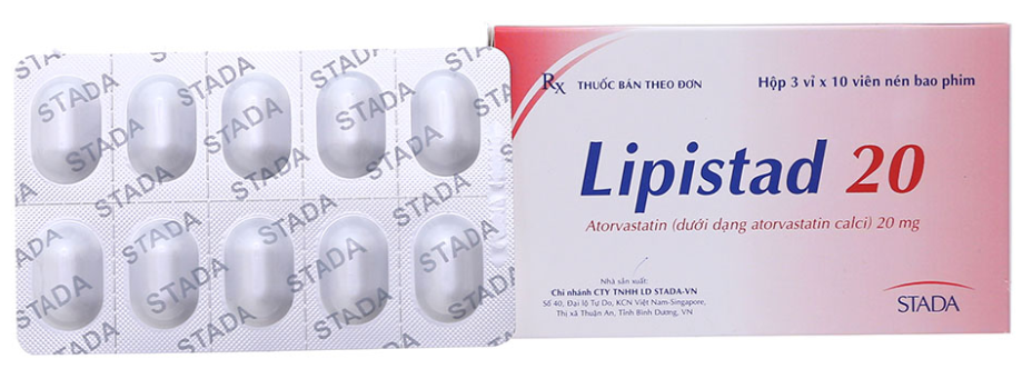 Hướng dẫn sử dụng thuốc hạ mỡ máu - Lipistad (Atorvastatin)