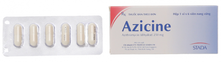 Hướng dẫn sử dụng thuốc kháng sinh - Azicine (Azithromycin)