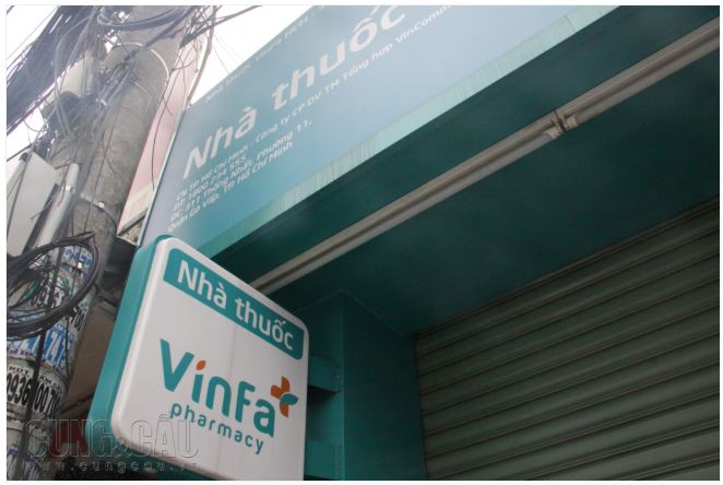 Nhà thuốc VinFa ở Sài Gòn vẫn chưa thể mở bán