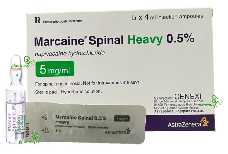 Thuốc gây tê tủy sống - Marcaine spinal heavy (Bupivacain)