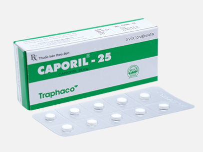 Hướng dẫn sử dụng thuốc hạ huyết áp - Caporil (Captopril)