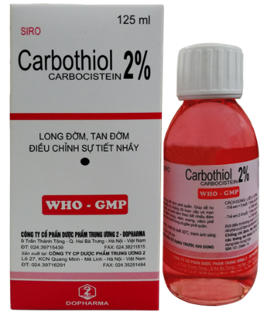 Hướng dẫn sử dụng thuốc long đờm - Carbothiol (Carbocistein)
