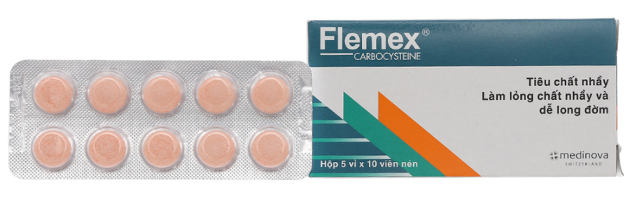 Hướng dẫn sử dụng thuốc long đờm - Flemex (Carbocistein)
