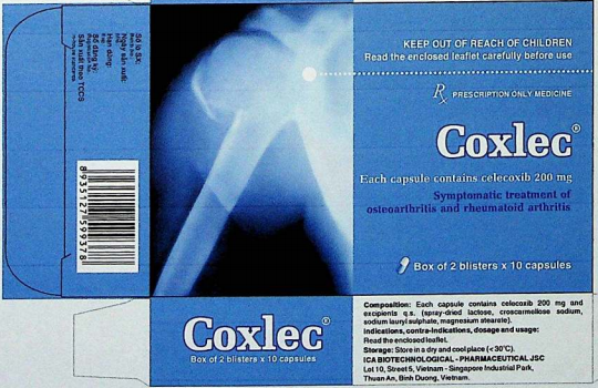 Hướng dẫn sử dụng thuốc kháng viêm - Coxlec (Celecoxib)
