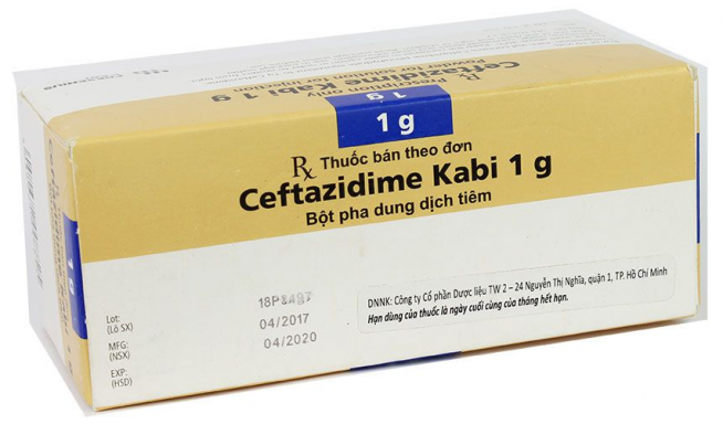 Thuốc kháng sinh - Ceftazidime Kabi | Pharmog