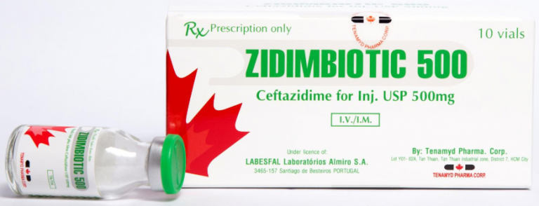 Hướng dẫn sử dụng thuốc kháng sinh - Zidimbiotic (Ceftazidim)