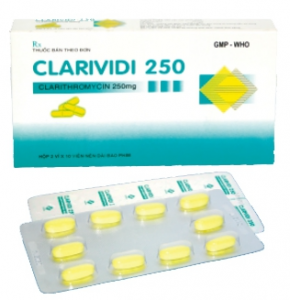 Hướng dẫn sử dụng thuốc kháng sinh - Clarividi (Clarithromycin)
