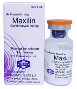 Hướng dẫn sử dụng thuốc kháng sinh - Maxilin (Clarithromycin)