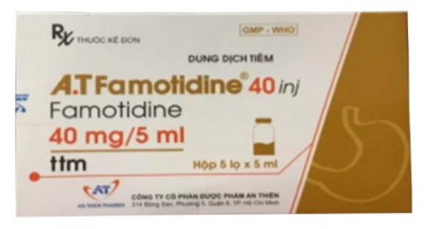 Hướng dẫn sử dụng thuốc dạ dày tiêm - A.T Famotidin 40 inj