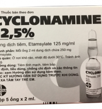 Thuốc Etamsylate (Ethamsylate) - Cyclonamine | Pharmog