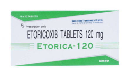 Thuốc kháng viêm giảm đau - Etorica & Etotab (Etoricoxib)
