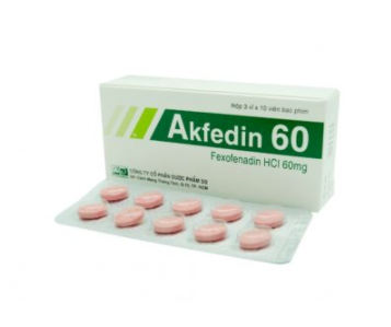 Hướng dẫn sử dụng thuốc chống dị ứng: Akfedin (Fexofenadin)