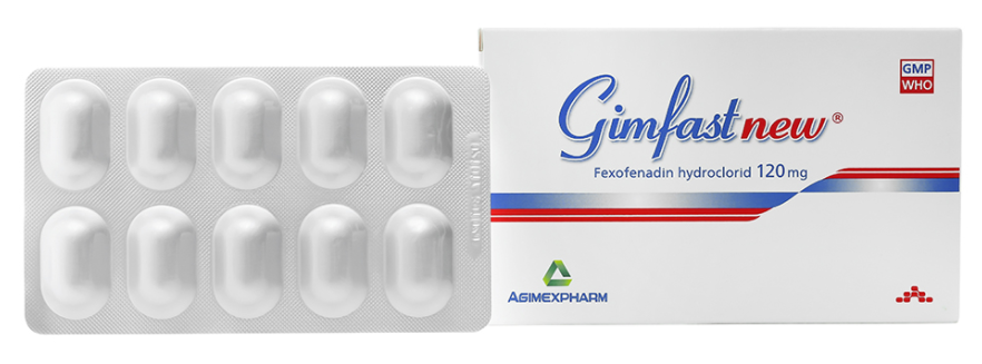 Thuốc điều trị dị ứng - Agimfast & Gimfastnew (Fexofenadin)