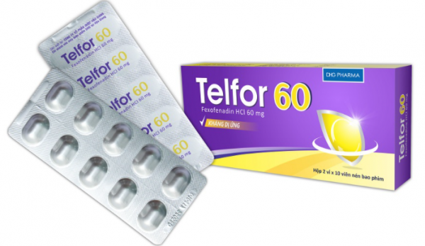 Hướng dẫn sử dụng thuốc chống dị ứng - Telfor (Fexofenadin)