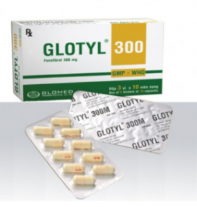 Thuốc điều trị tăng cholesterol máu - Glotyl (Fenofibrat)