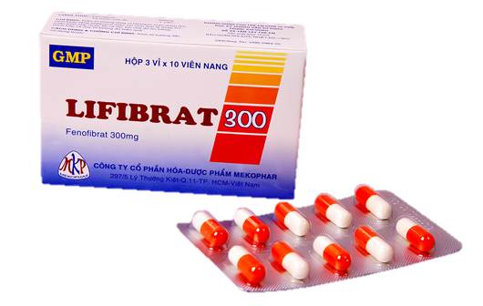 Thuốc điều trị tăng cholesterol máu - Lifibrat (Fenofibrat)