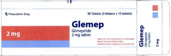 Thuốc điều trị đái tháo đường - Glemep (Glimepirid)