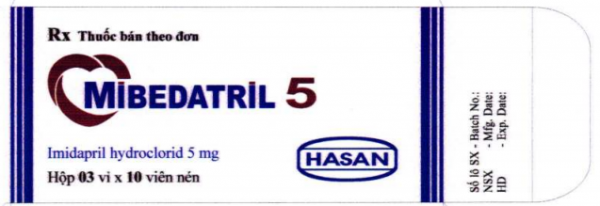 Thuốc Imidapril - Mibedatril