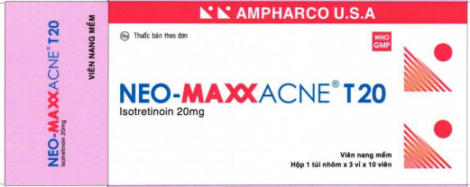 Thuốc điều trị mụn trứng cá: Neo-Maxxacne T (Isotretinoin)