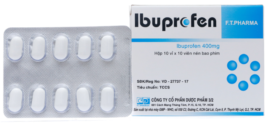 Thuốc giảm đau, hạ sốt - Prebufen, Havafen (Ibuprofen)