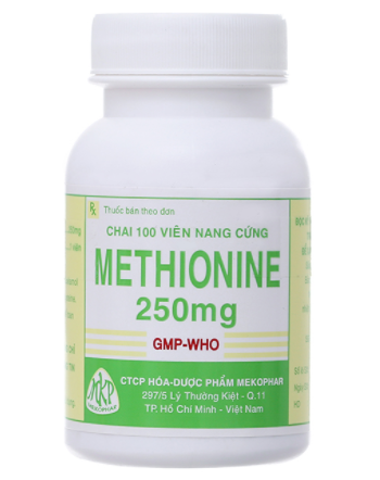 Thuốc giải độc và toan hóa nước tiểu: Methionine [Mekophar]