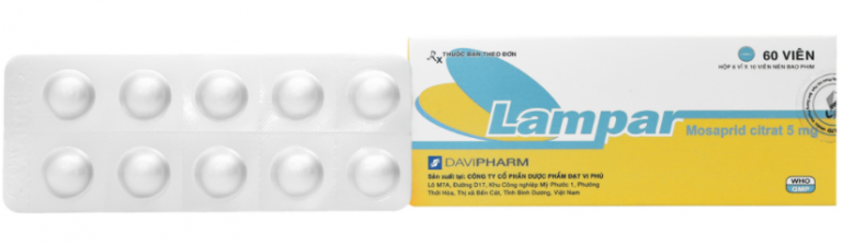 Thuốc điều trị trào ngược dạ dày: Lampar, Zurma (Mosaprid)