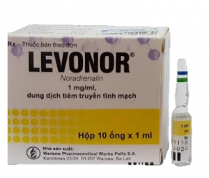 Thuốc Noradrenaline - Levonor