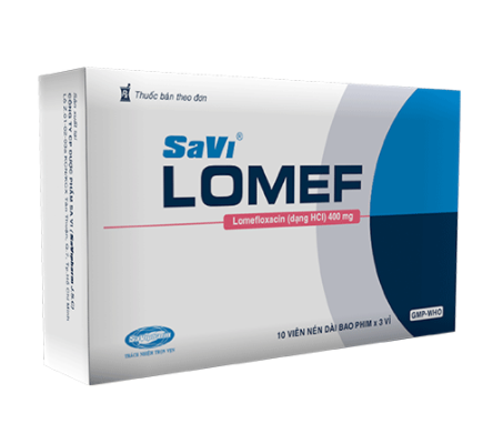 Thuốc Lomefloxacin - SaVi Lomef