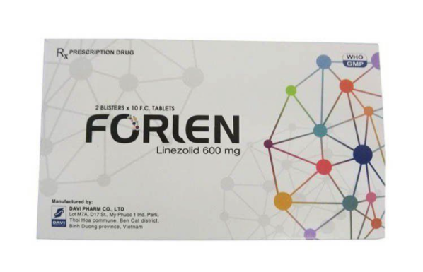 Thuốc kháng sinh Linezolid - Forlen
