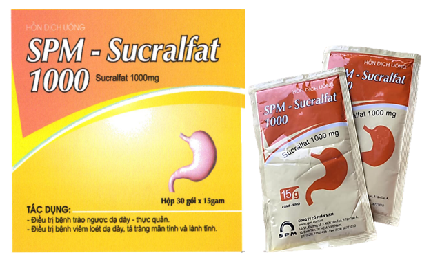 Thuốc trị loét dạ dày Sucralfate - SPM-Sucralfat