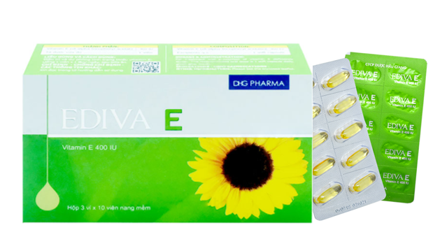 Thuốc Tocopherol (Vitamin E) - Ediva E