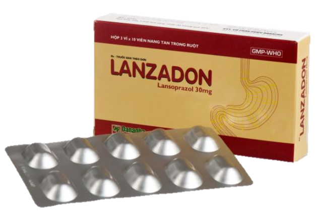 Thuốc trị loét dạ dày Lansoprazole - Lanzadon