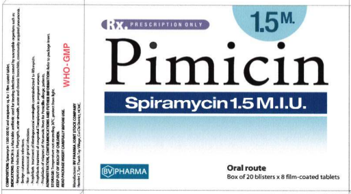 Thuốc kháng sinh Spiramycin - Pimicin