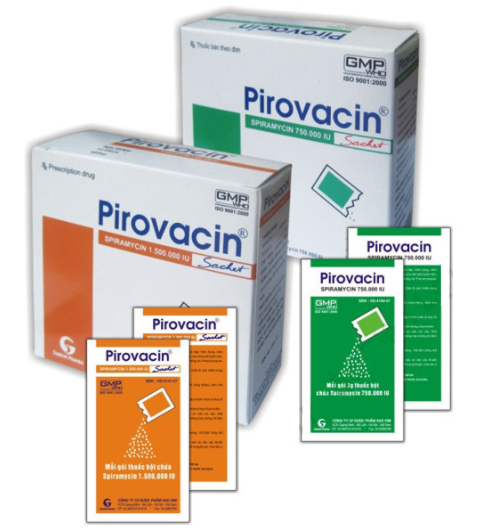 Thuốc kháng sinh Spiramycin - Pirovacin