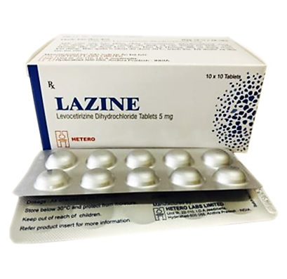 Thuốc chống dị ứng Levocetirizine - Lazine