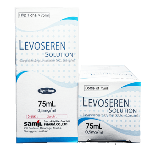 Thuốc chống dị ứng Levocetirizine - Levoseren Solution