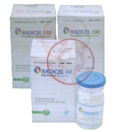 Thuốc trị ung thư Paclitaxel - Hepargitol/Radicel