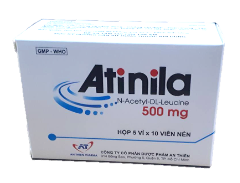 Thuốc trị chóng mặt Acetyl Leucine-Atileucin/Atinila
