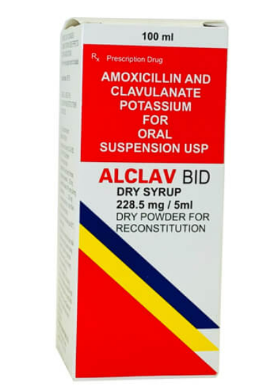 Thuốc kháng sinh - Alclav tablet/Alclav Dry Syrup