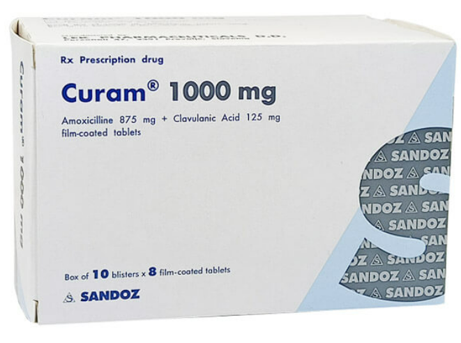 Thuốc kháng sinh điều trị nhiễm khuẩn - Curam