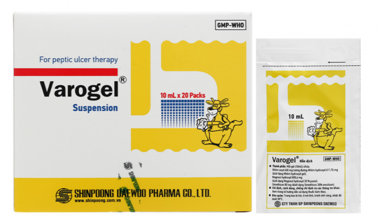 Thuốc kháng acid, chống đầy hơi - Grangel/Varogel