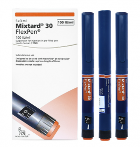 Thuốc tiêm điều trị tiểu đường - Mixtard 30