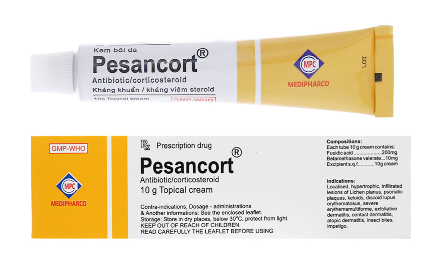 Thuốc điều trị viêm da - Pesancort/Pusadin plus