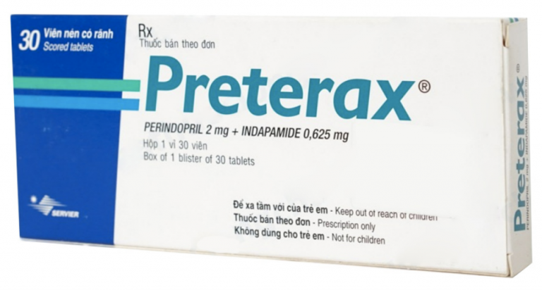 Thuốc trị tăng huyết áp - Preterax/Bi Preterax